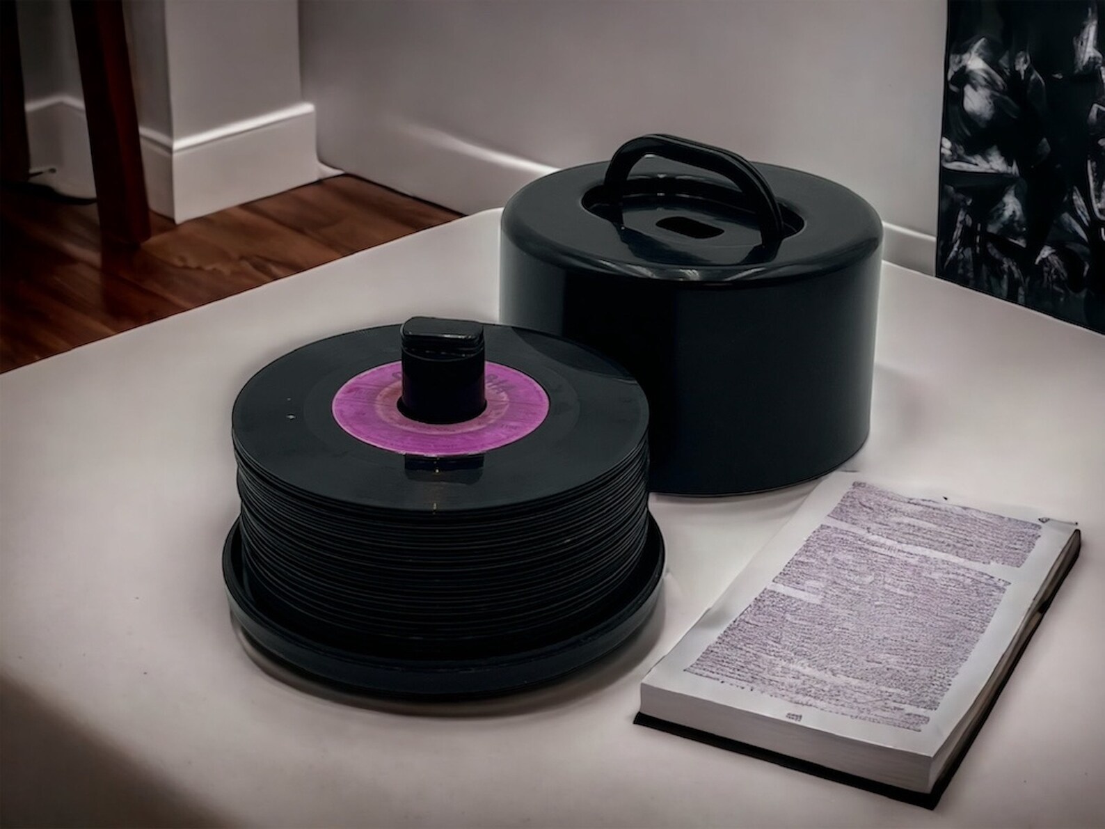 Vintage Rarity: Olaf Von Bohr's Kartell 45 RPM Disc Holder High-density ...