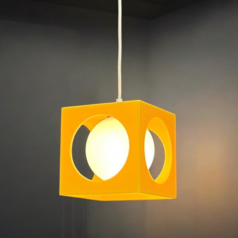 Cube Pendant Light - Etsy