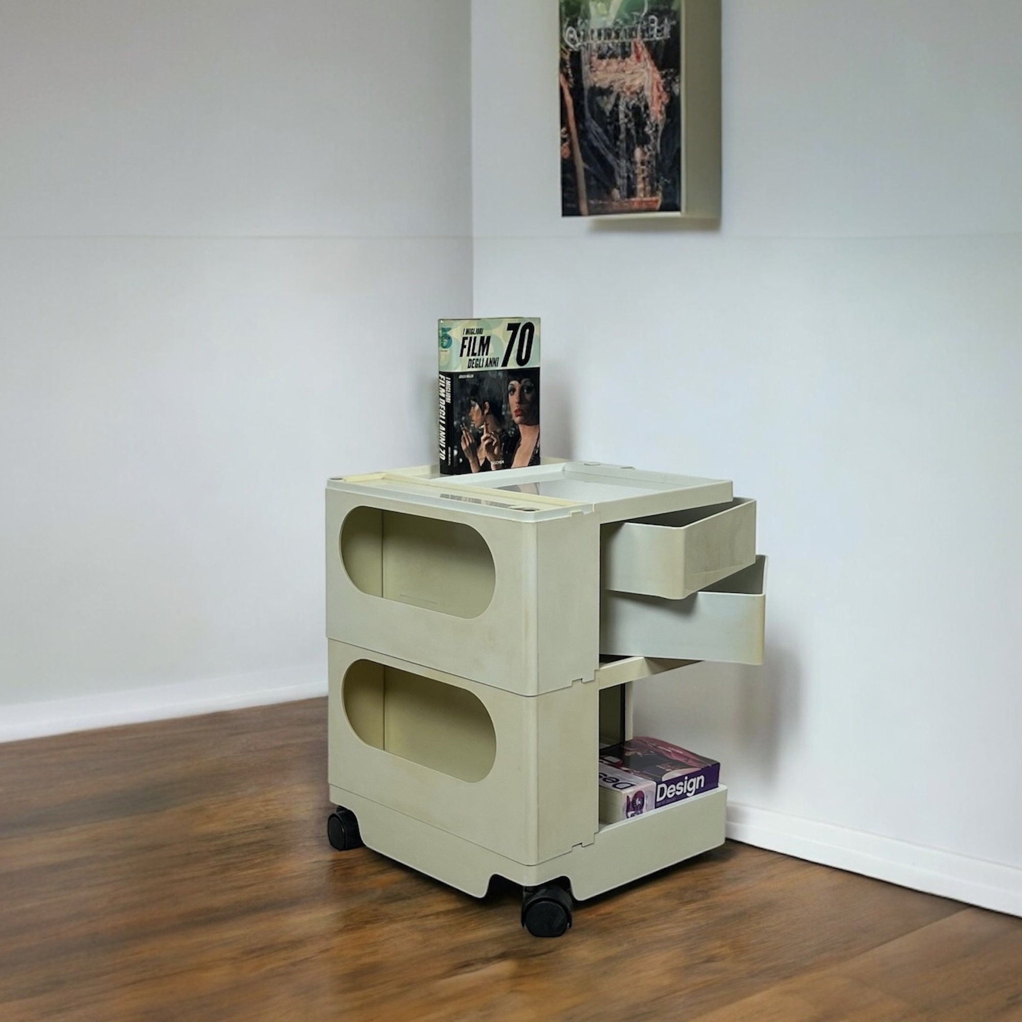 Iconic Boby Trolley by Joe Colombo - Two-drawers Storage Organizer ...