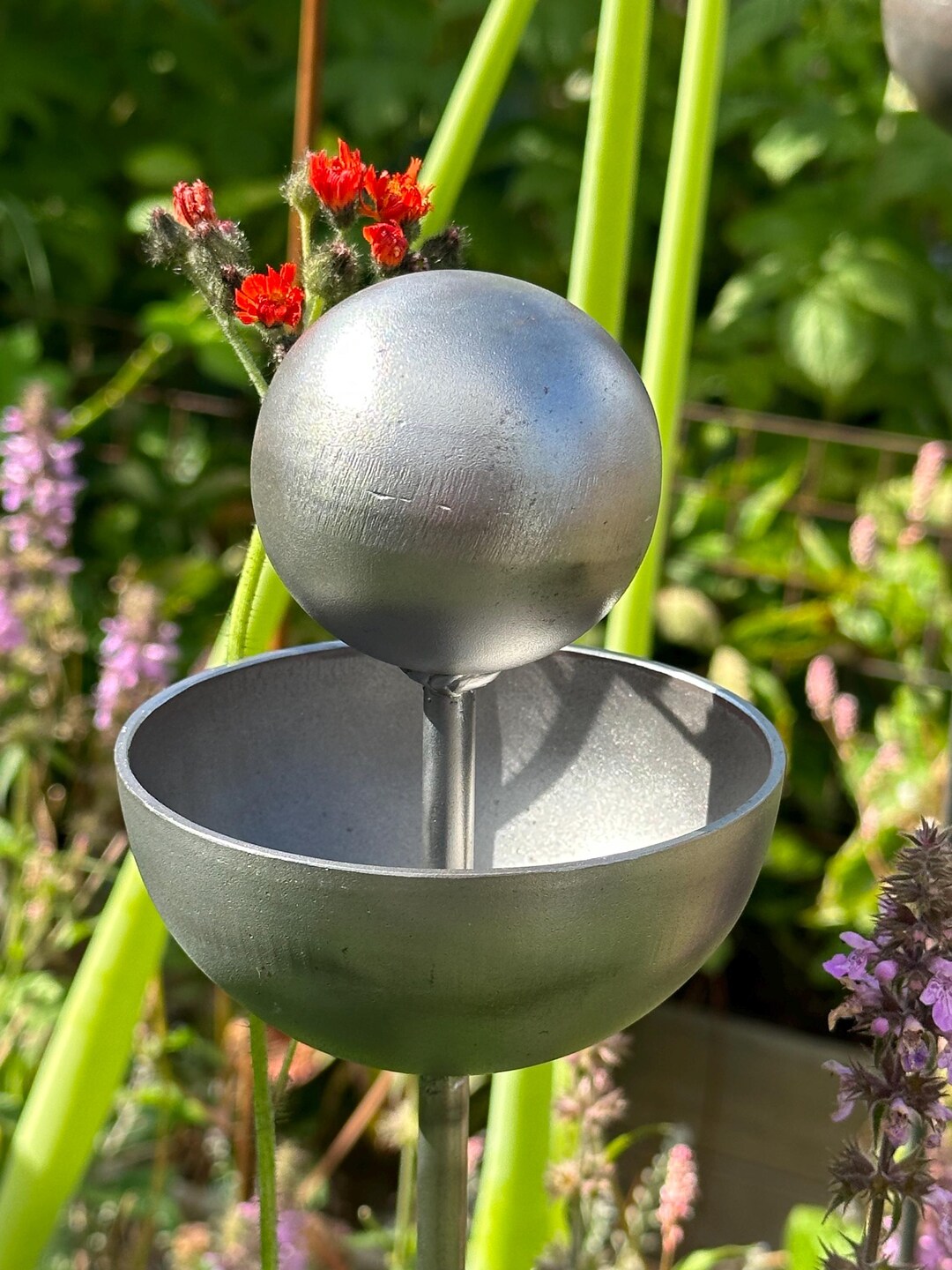 Ball Top Rain Catcher/bee Water Station/bird Waterer/ Insect Waterer ...