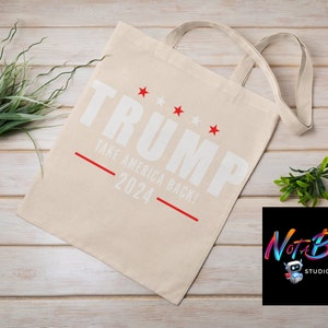 Patriotic Tote Bag, Canvas Tote Bag, Trump Tote Bag - Etsy