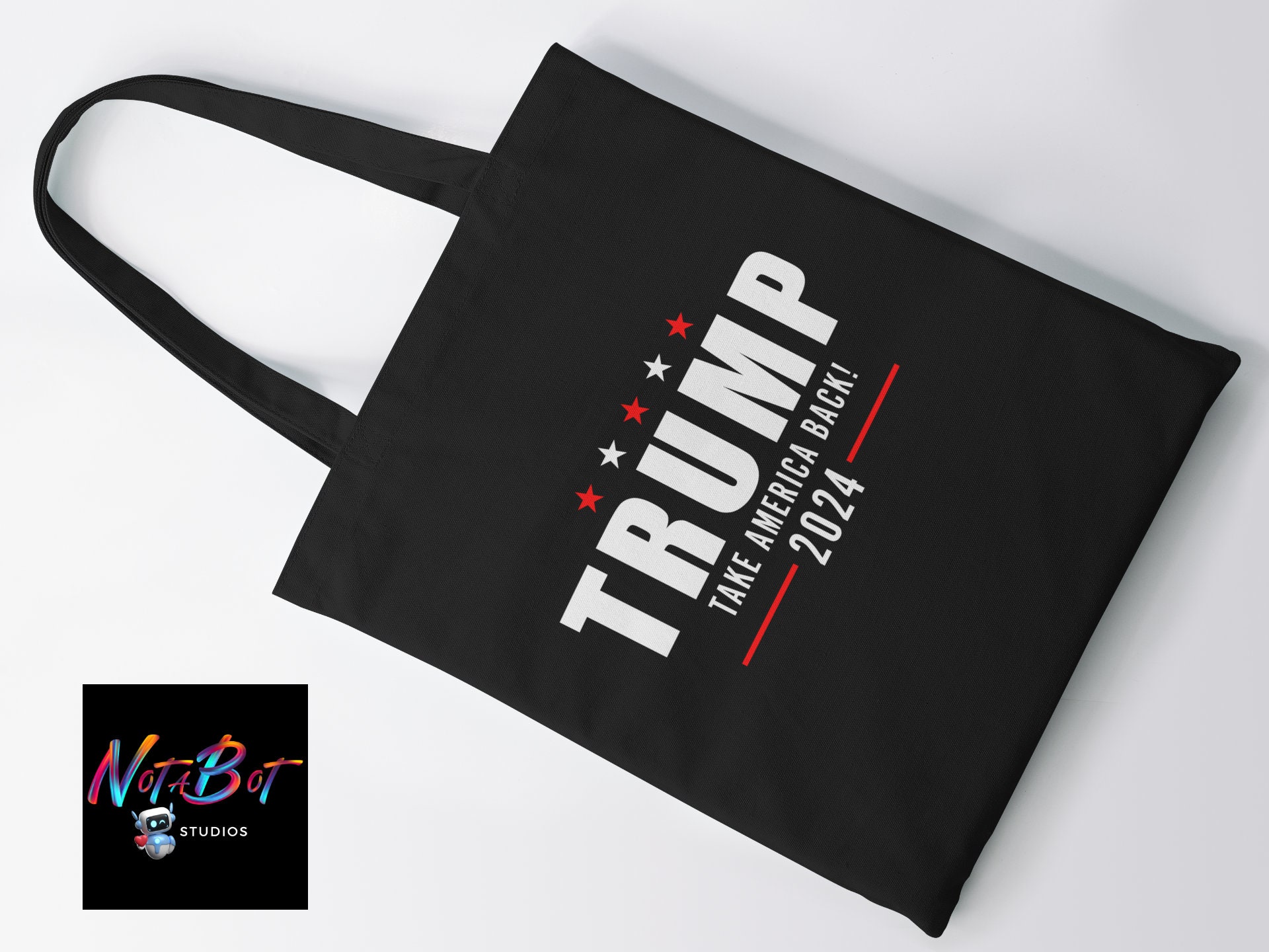 Trump 2024 Cotton Tote Bags, Patriotic Tote Bags, Cotton Tote Bags, Re ...