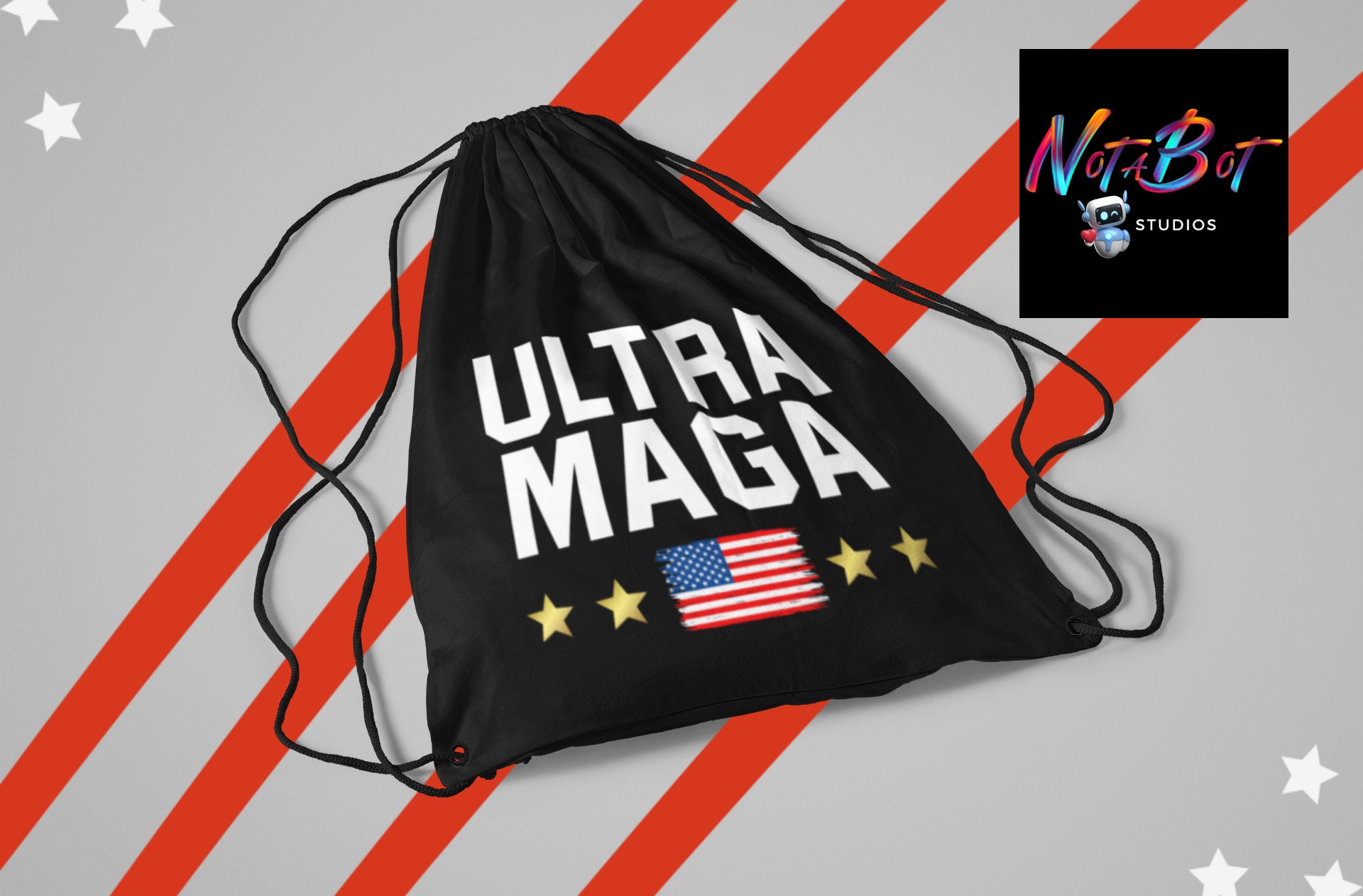 47 Trump Drawstring Bag, Hotties for Trump Canvas Bag, Ultra Maga ...