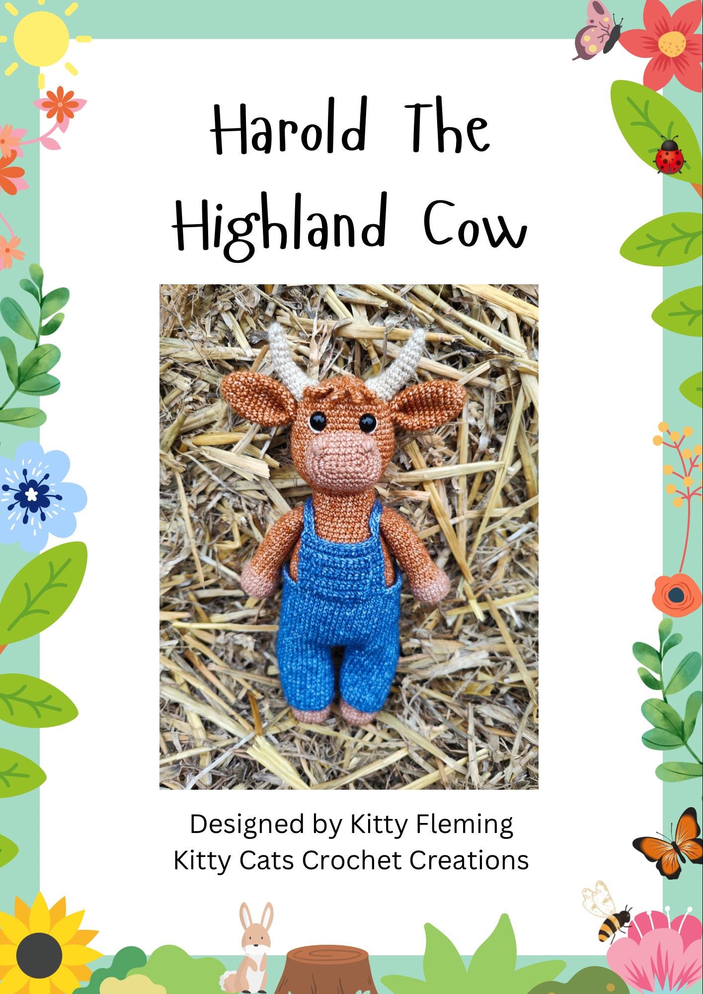 Highland Cow Crochet Pattern - Etsy