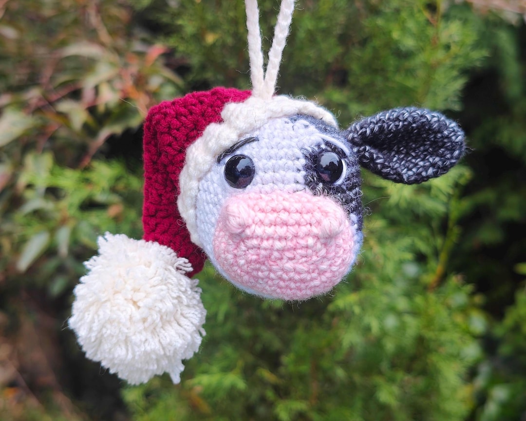 Christmas Cow Bauble Crochet Pattern - Etsy