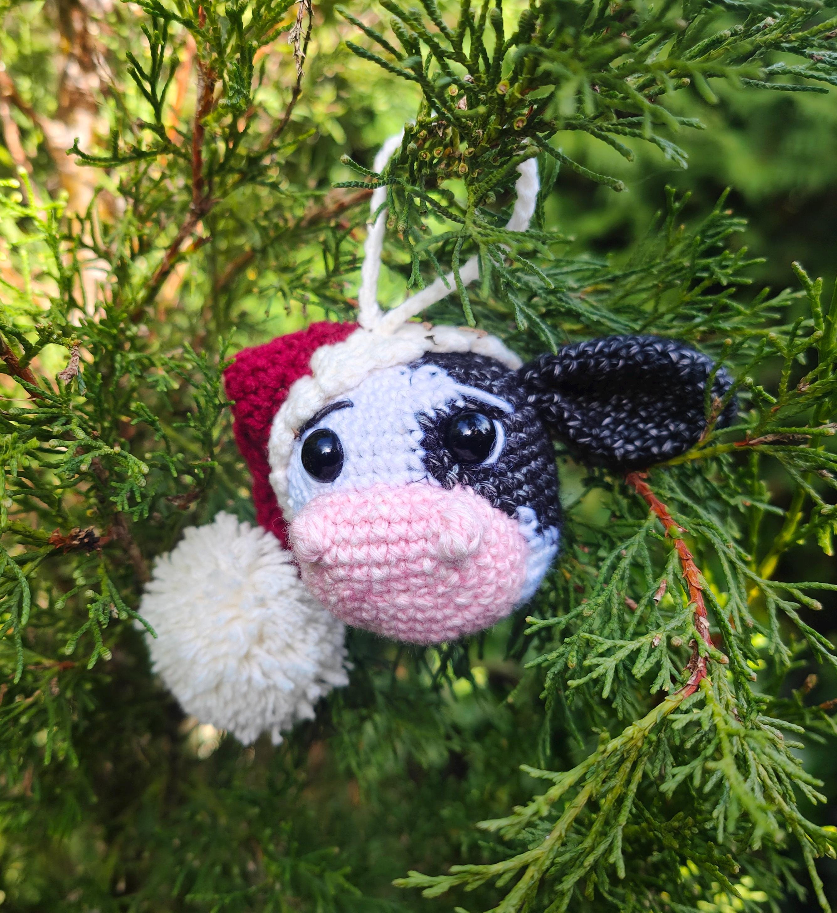 Christmas Cow Bauble Crochet Pattern - Etsy