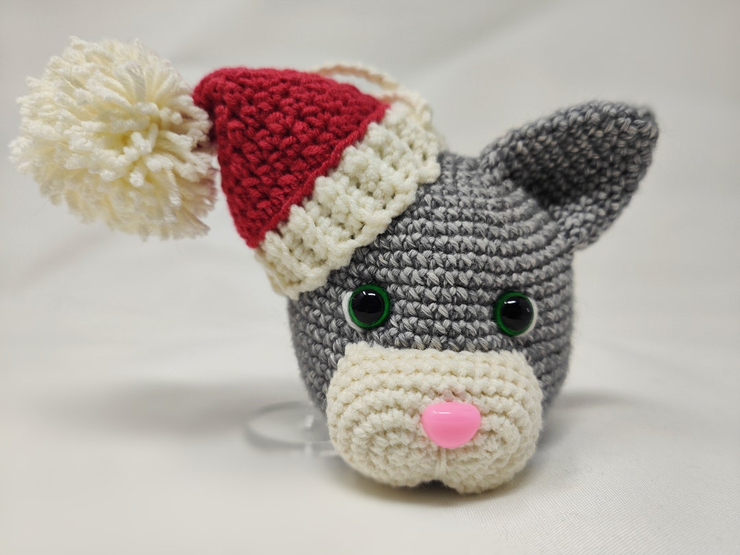 Christmas Cat Bauble Crochet Pattern - Etsy
