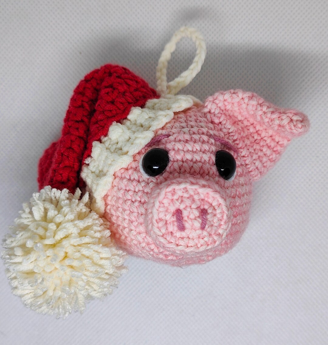 Pig Christmas Bauble Crochet Pattern - Etsy