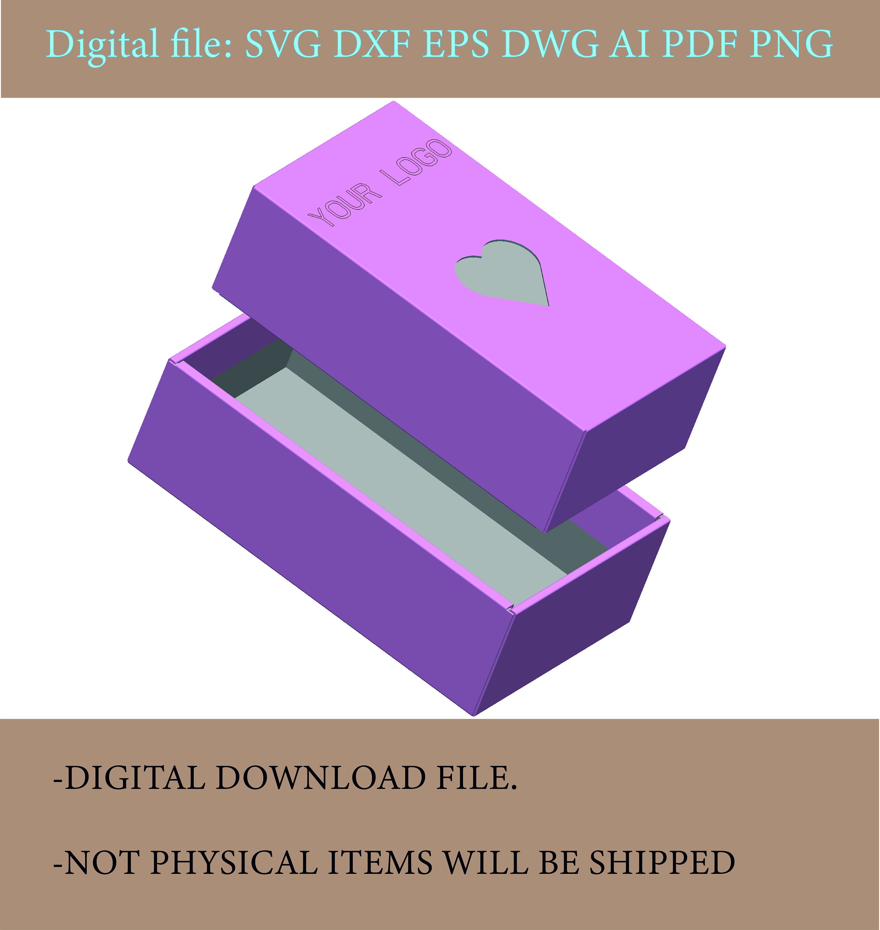 Classic Box Template SVG, Gift Box SVG, Party Favor Box SVG, Wedding ...