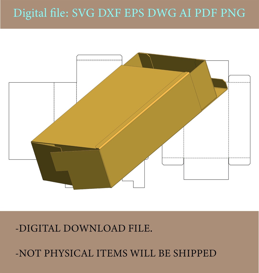 Customizable Svg Box Template - Etsy