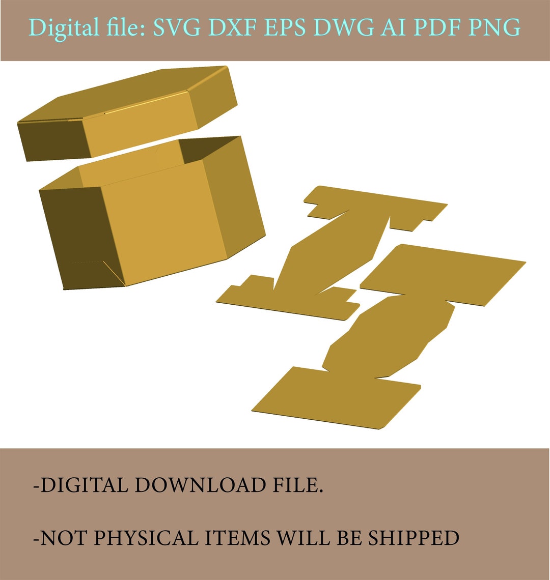 Packaging Template Svg Packaging Laser Cut Hexagon Svg - Etsy