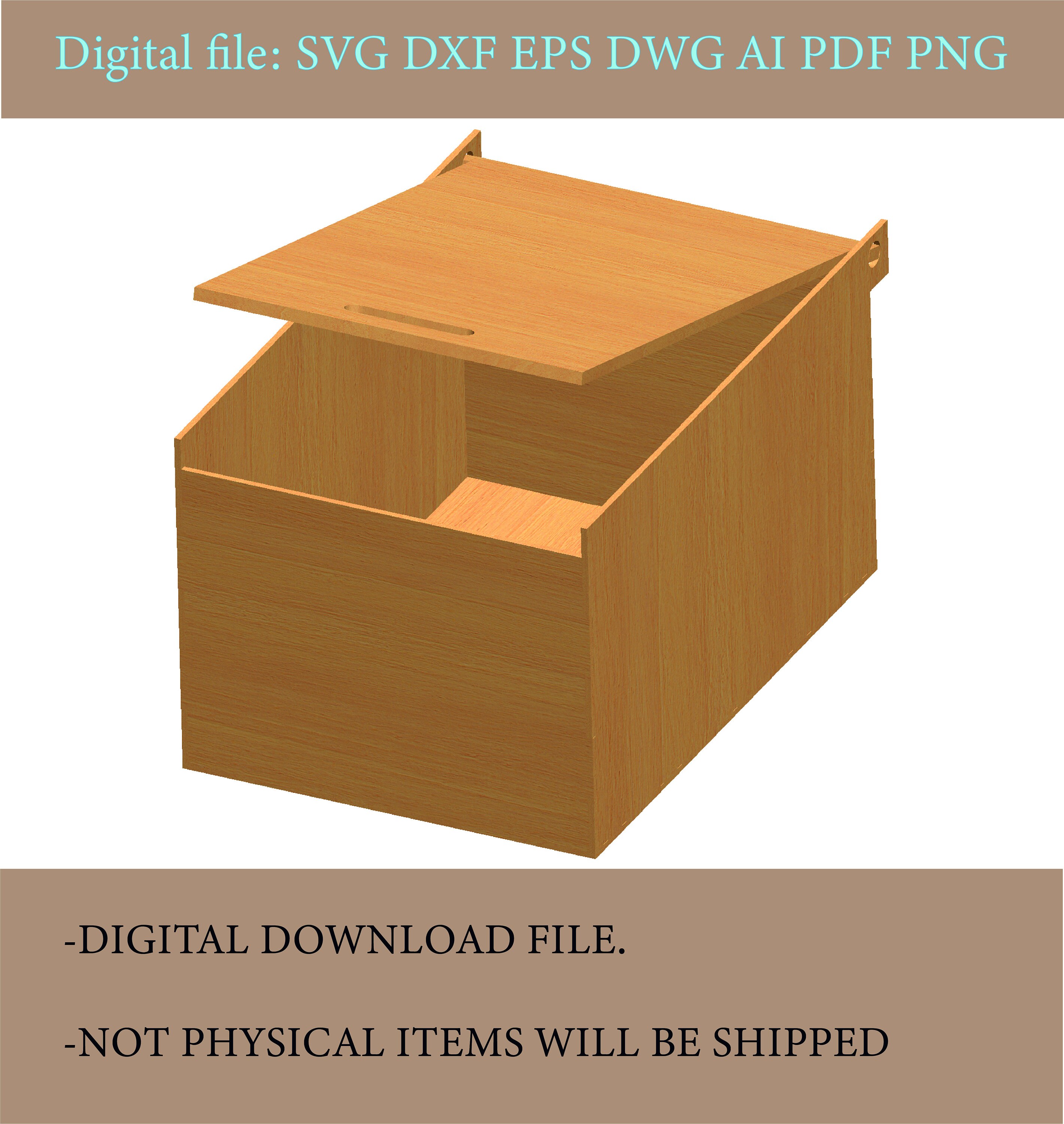 Laser Cut Storage Box, Box Template Svg, Box Svg File, Vector File for ...