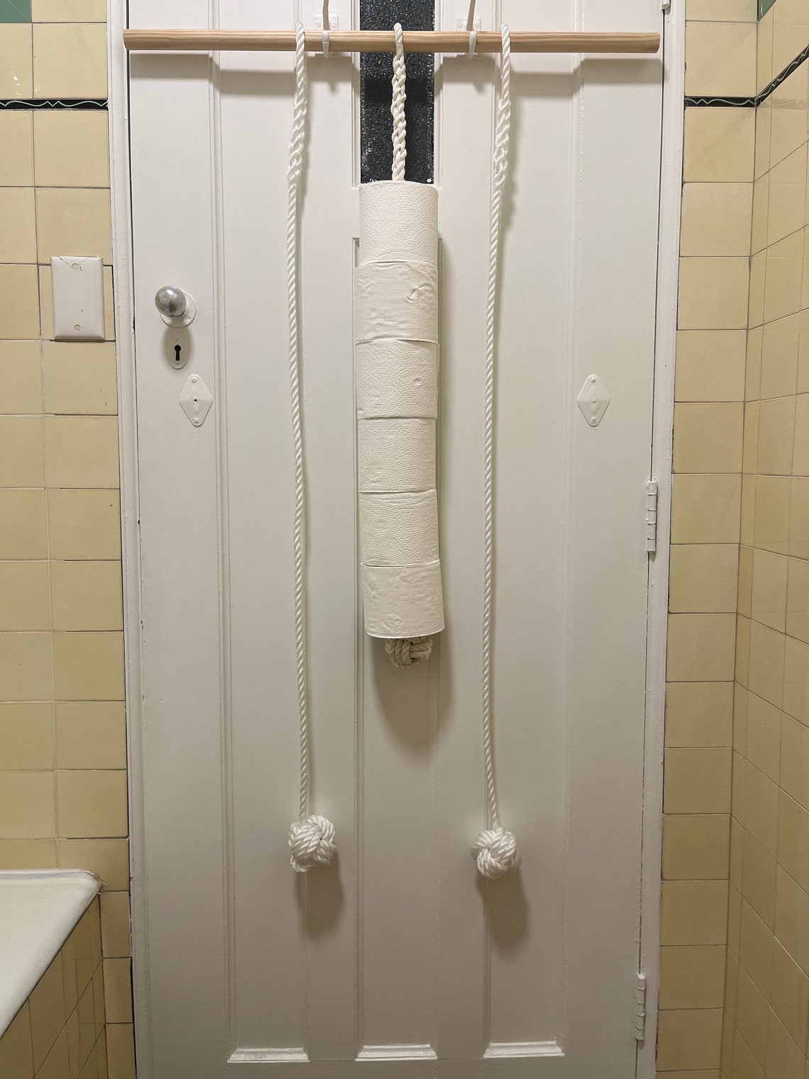 Hanging Toilet Roll Holder - Etsy