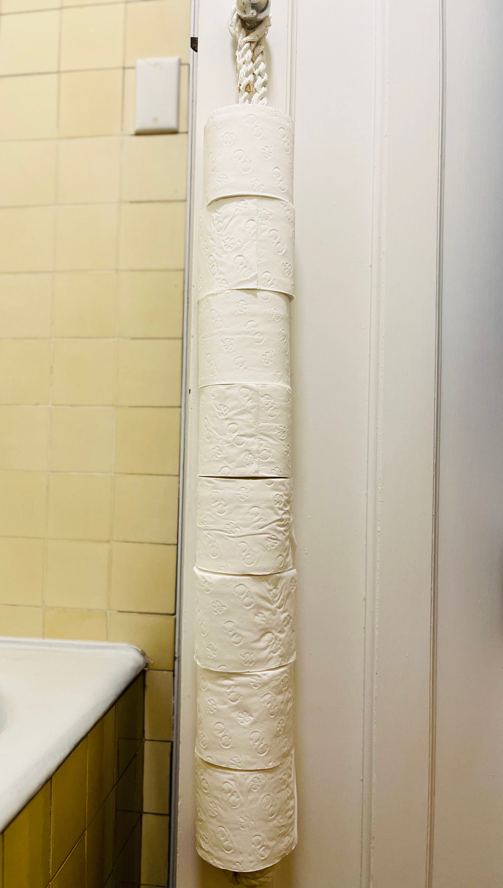 Hanging Toilet Roll Holder - Etsy