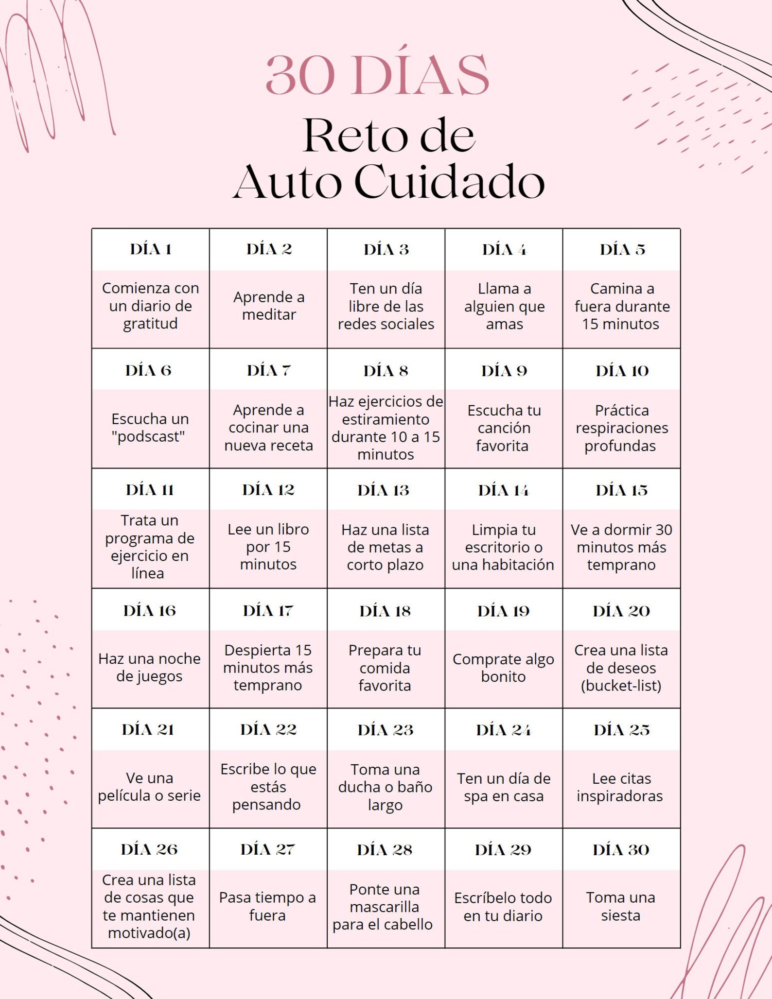 Printable,digital, Downloadable,espanol, Spanish, Printing, Auto ...