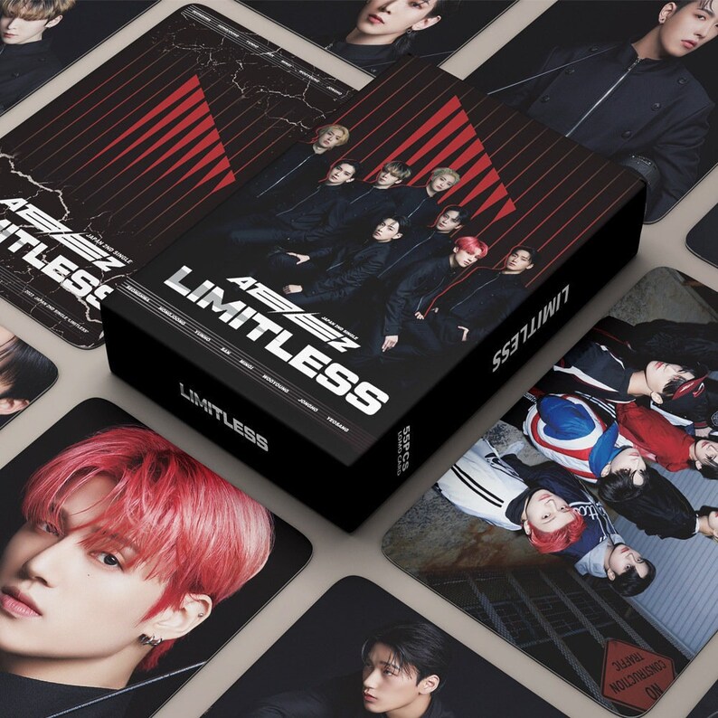 Ateez Limitless Photocards 55 Pieces Kpop Photocards Ateez - Etsy