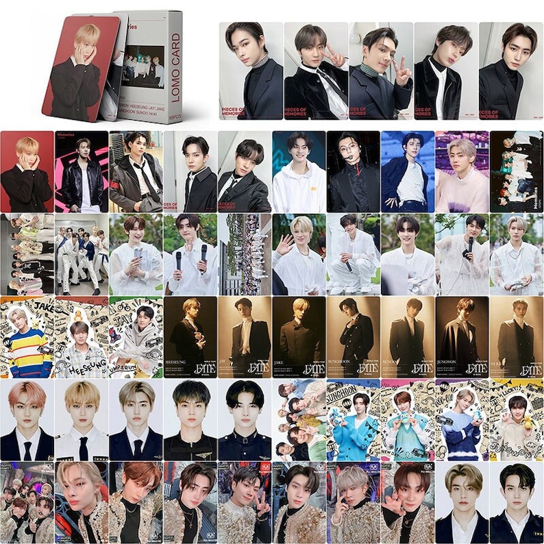 ENHYPEN Photocards 55 Pieces Kpop Photocards Enhypen - Etsy