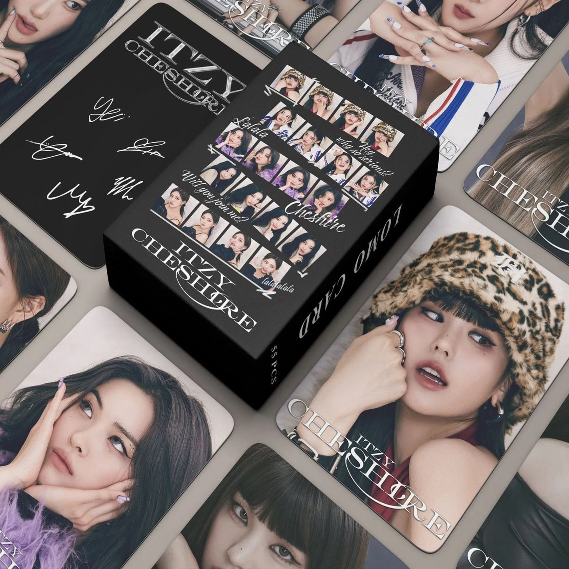 Itzy Cheshire Photocards 54 Pieces Kpop Photocards Itzy Etsy