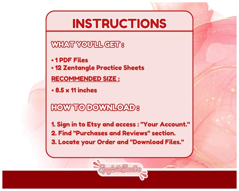 Zentangle Practice Patterns – Printable Tracing Sheets for Beginners ...