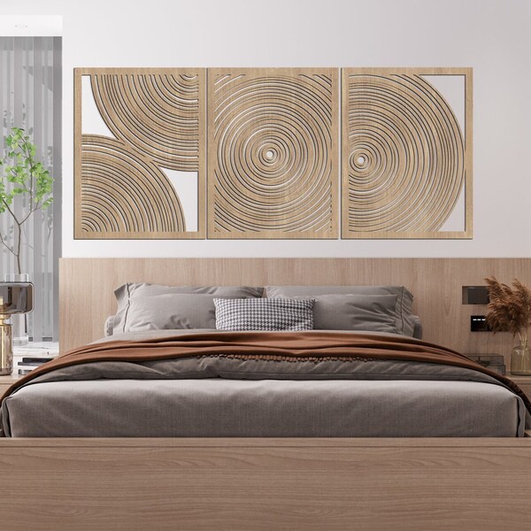 Wood Squares Wall Art - Etsy