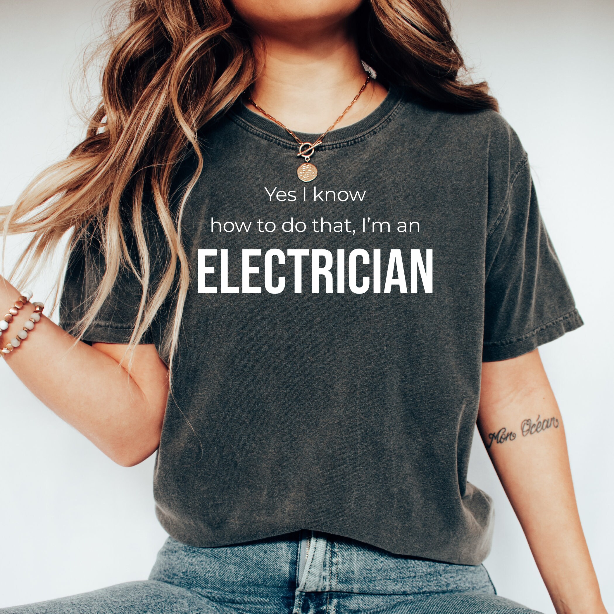 Yes I Know How to Do That I'm an Electrician Shirt Clever Electrical ...