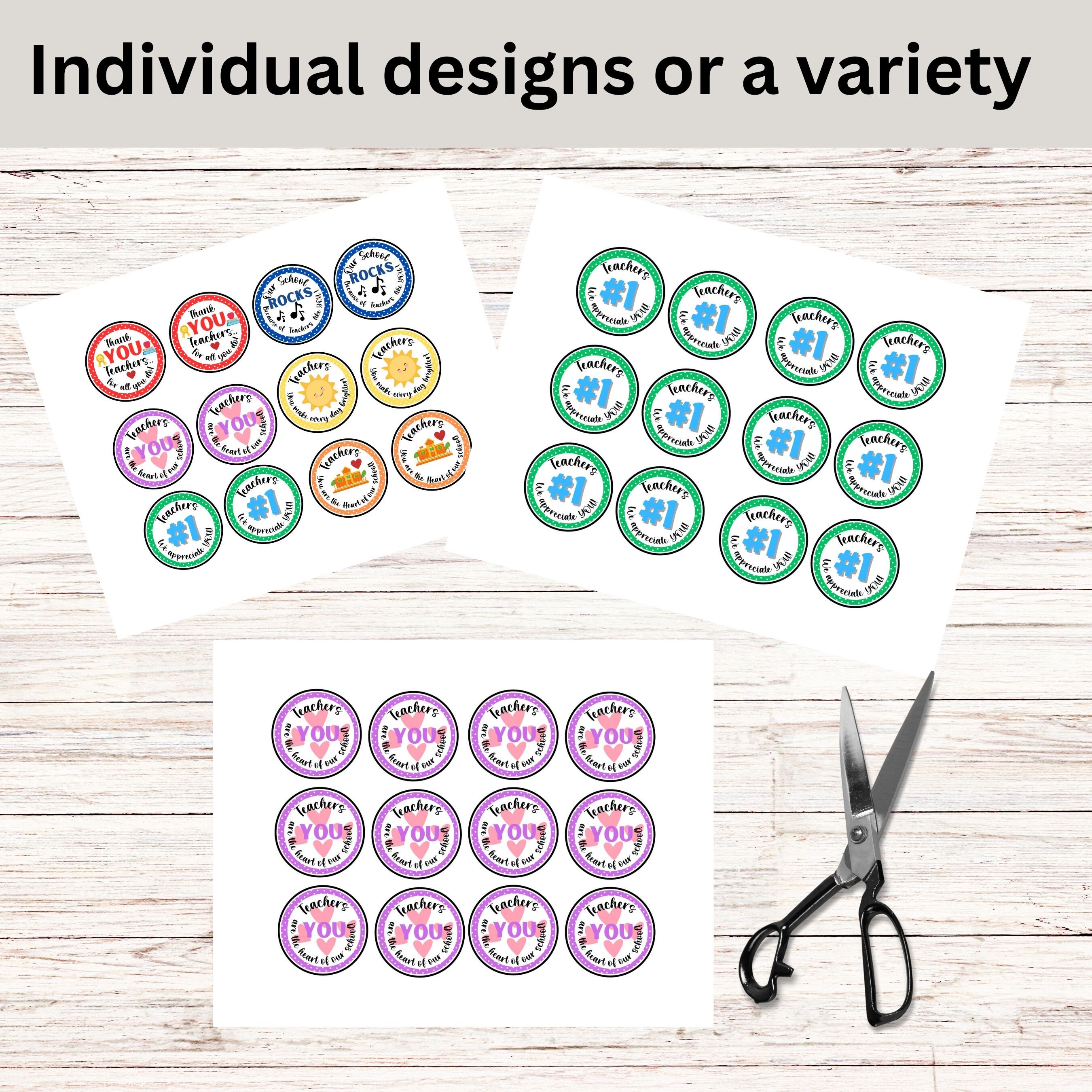Teacher Appreciation Cupcake Toppers Teacher Appreciation T