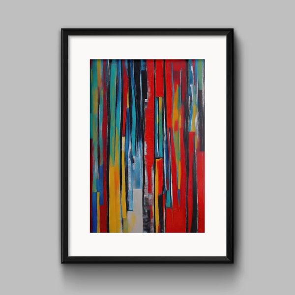 Stripe Painting - Etsy
