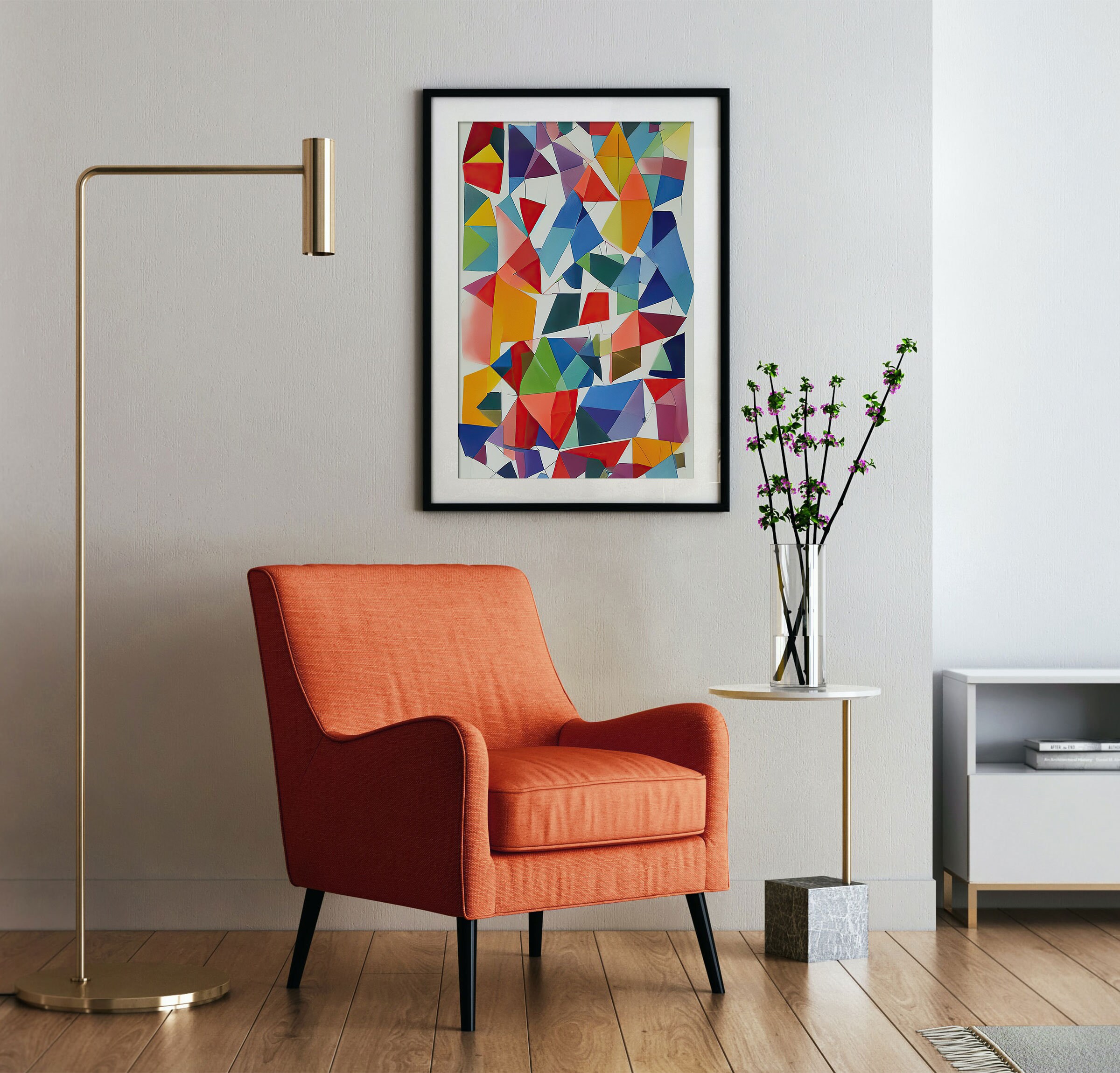 Geometric Shapes | Painting | Geometric Painting | Geometric Art Deco ...