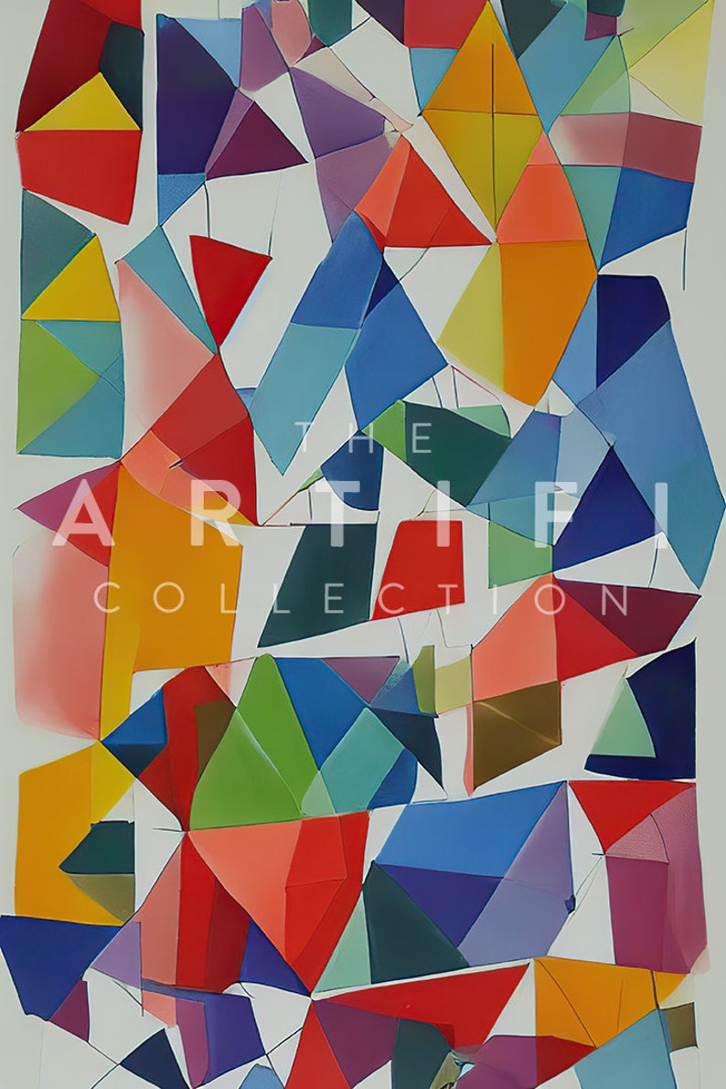 Geometric Shapes | Painting | Geometric Painting | Geometric Art Deco ...