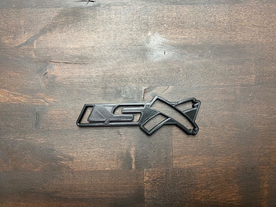 LSX Emblem 3D Badge Chevy Camaro Corvette Truck Silverado Pontiac WS6 ...