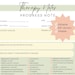 SOAP Therapy Progress Note Template - Etsy