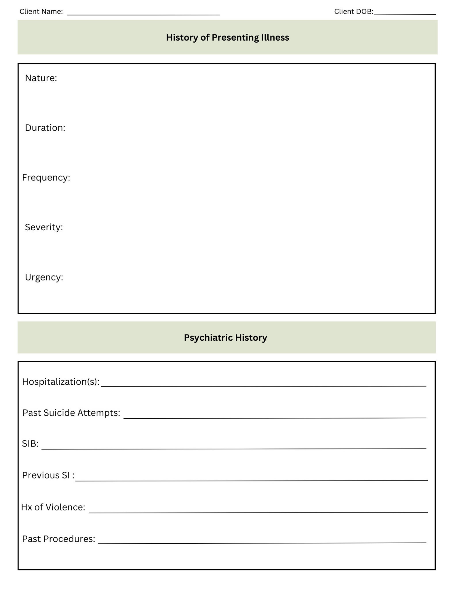 Counseling/behavioral Health Progress Note Template - Etsy