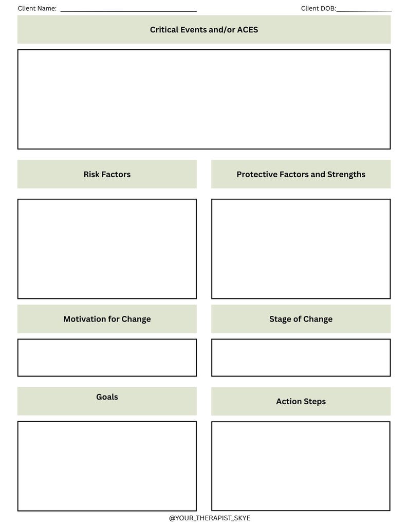 Counseling/behavioral Health Progress Note Template - Etsy