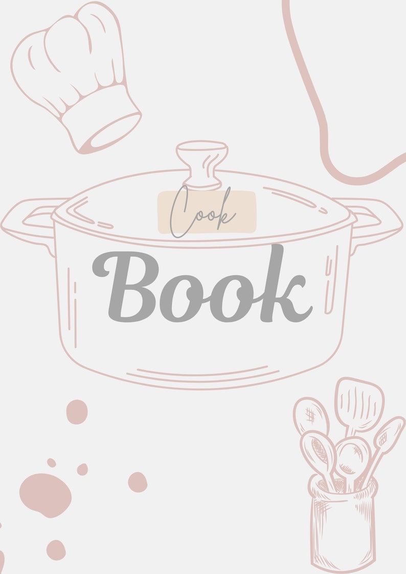 Digital Recipe Book - Etsy