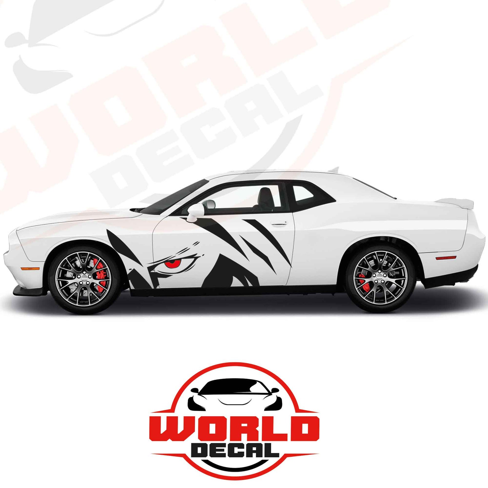 Eye Decal Pattern Decal Graphic Decal Special Design Decal Mustang ...