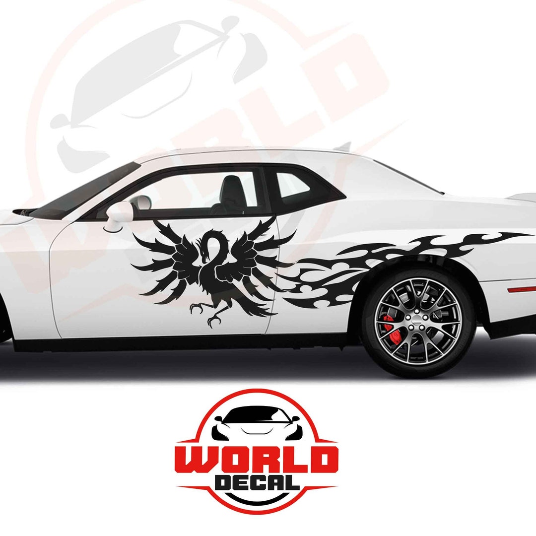 Phoenix Decal Flaming Phoenix Decal Graphic Decal Special Design Decal ...