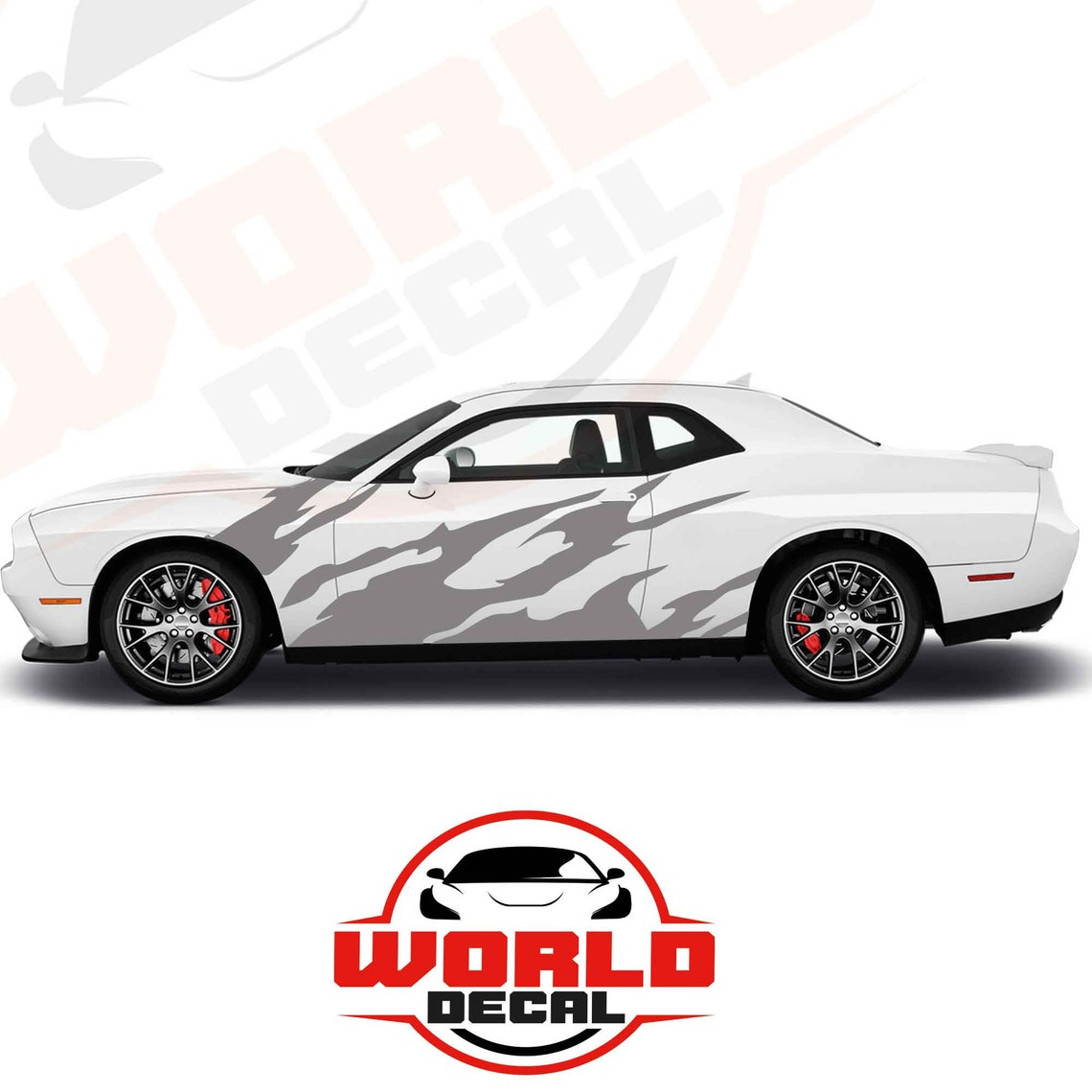 Side Door Splash Decal Splash Decal Special Design Decal Porsche ...