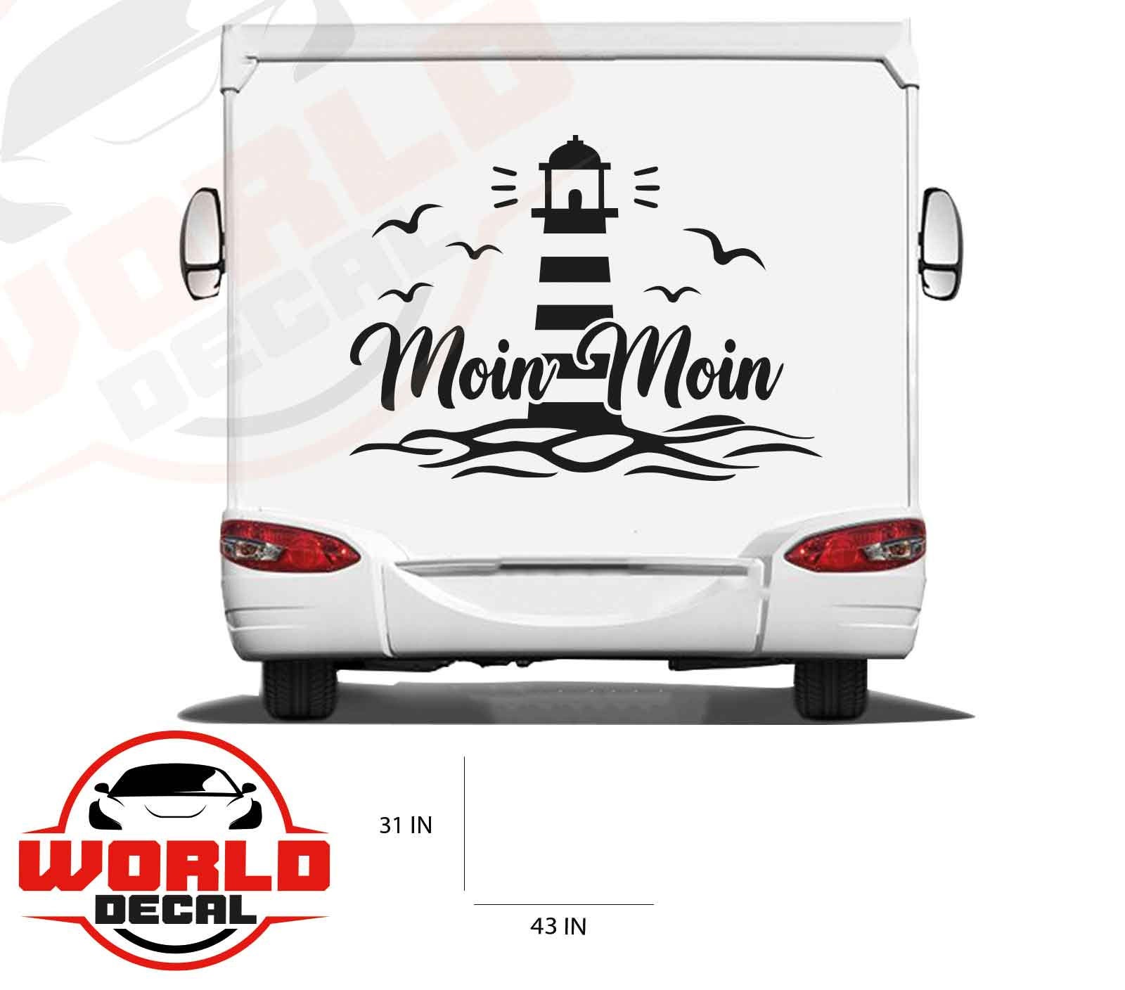 Caravan Decal Mountain Decal Lighthouse Decal Bird Decal - Etsy