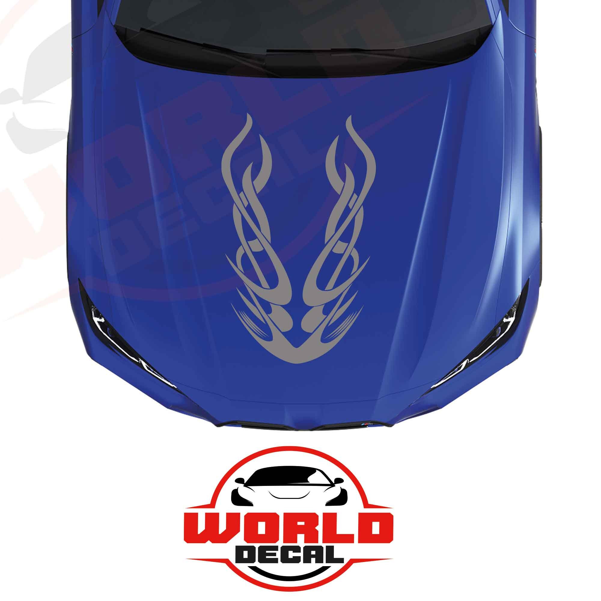 Hood Flame Decal Graphic Decal Special Design Decal - Etsy
