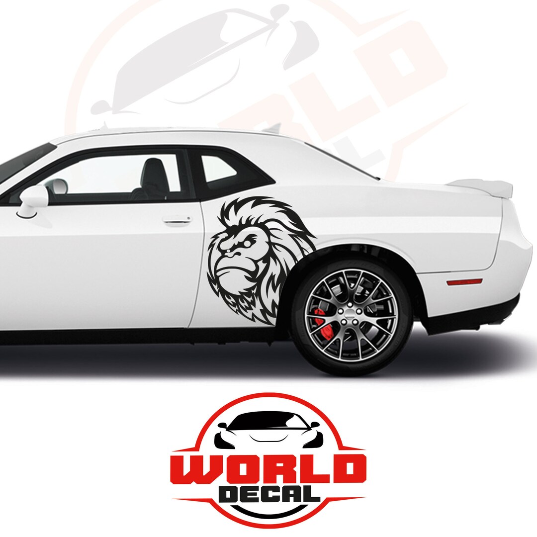 Panther Decal Side Vinyl Decals Challenger Charger Mustang - Etsy