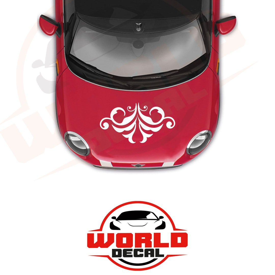 Mini Cooper Hood Decal Pattern Vinly for Mini Cooper Decal - Etsy