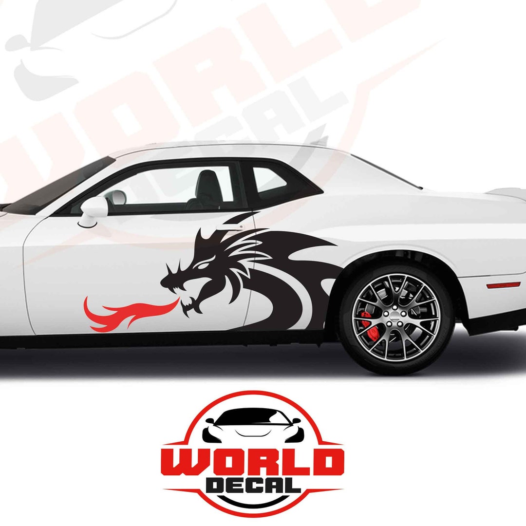 Dragon Decal Roaring Dragon Decal Design Decal Special Design Decal ...