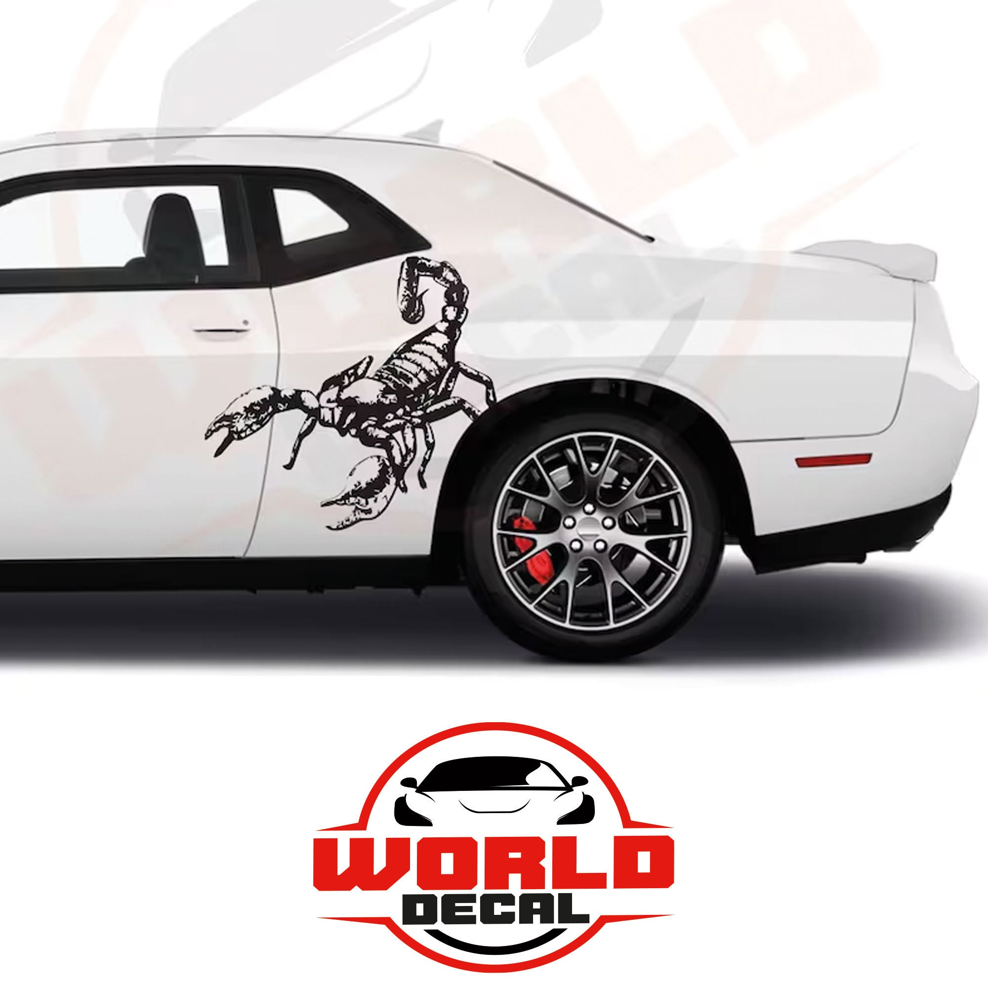 Scorpion Decal Special Design Decal Mustang Charger Challenger Camaro ...
