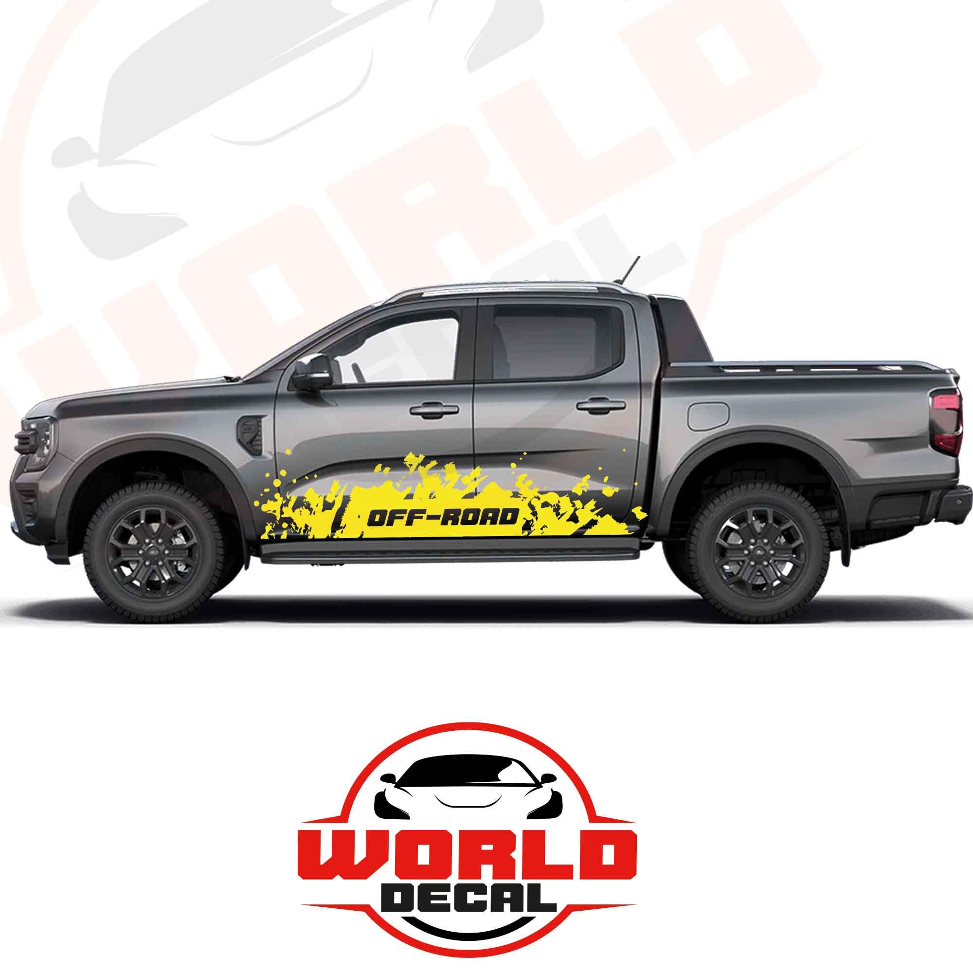Off Road Decal Splash Offroad Decal Special Design Decal Ranger Hilux ...