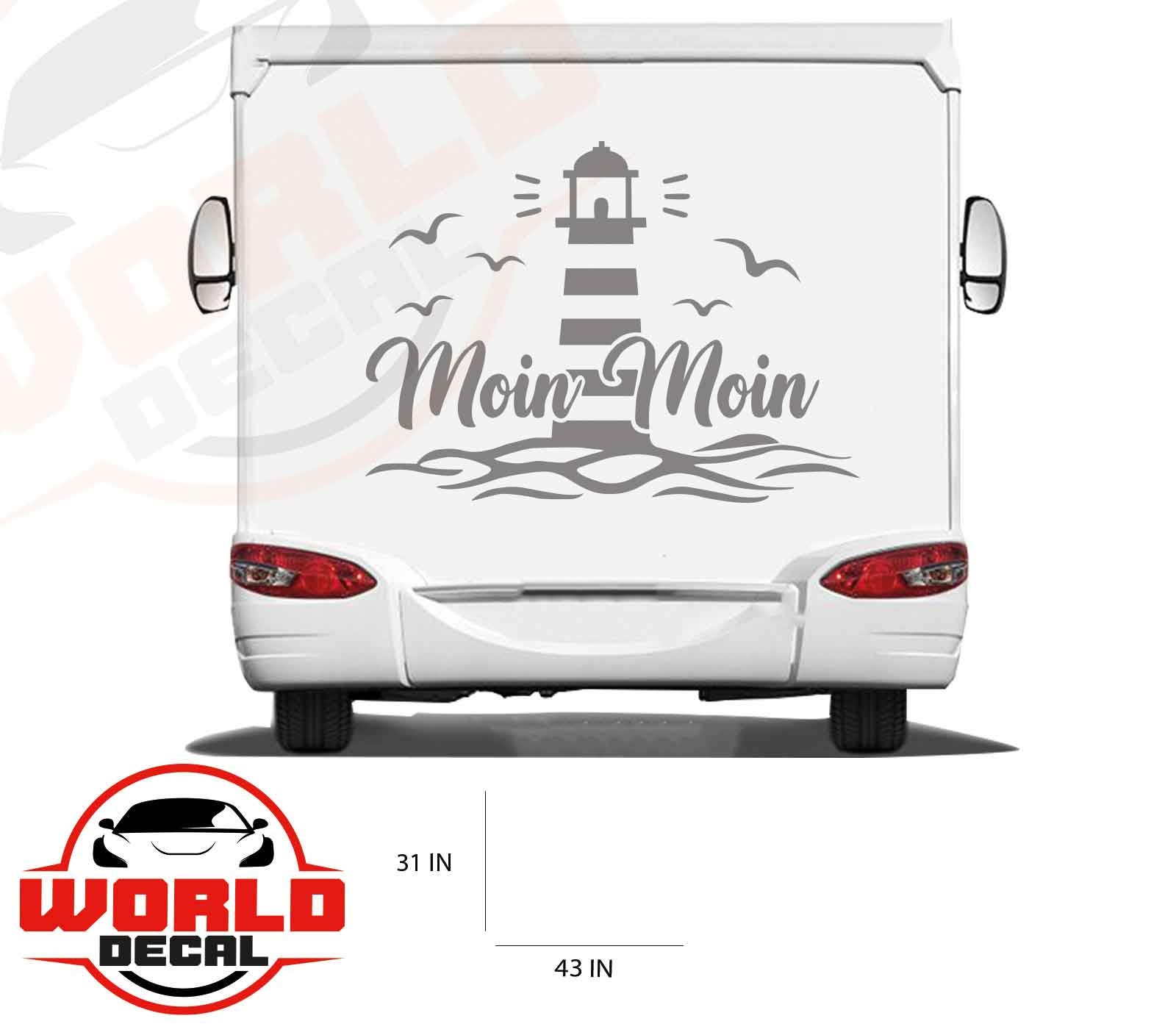 Caravan Decal Mountain Decal Lighthouse Decal Bird Decal - Etsy