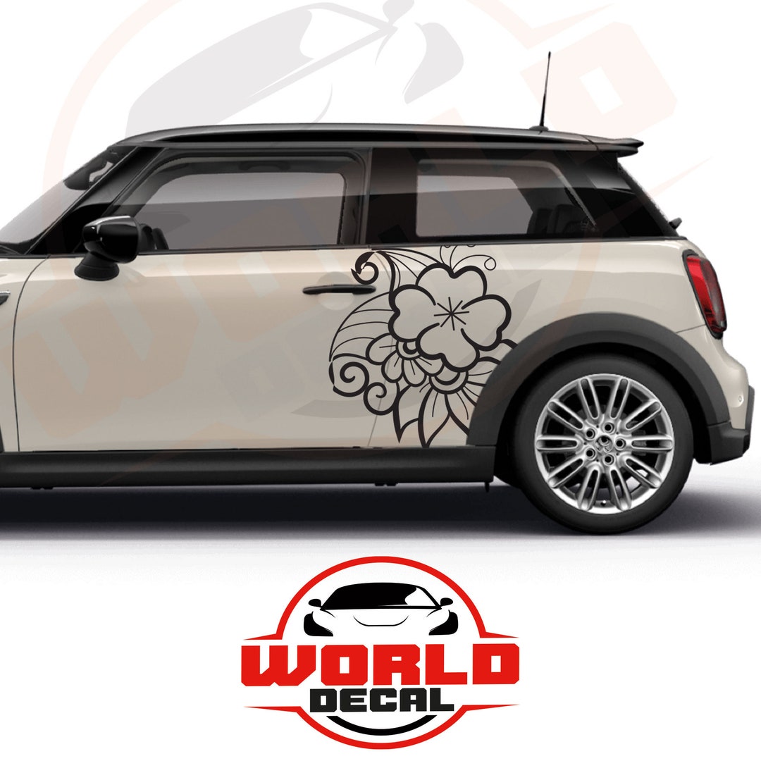 Flover Decals Side Vinyl Decal for Mini Cooper - Etsy