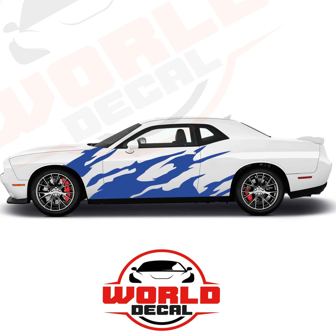 Side Door Splash Decal Splash Decal Special Design Decal Porsche ...