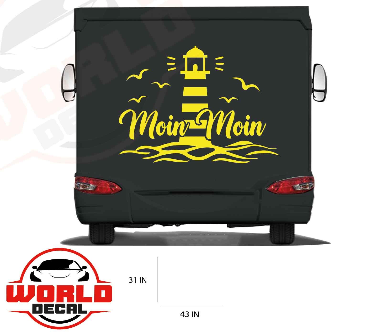 Caravan Decal Mountain Decal Lighthouse Decal Bird Decal - Etsy