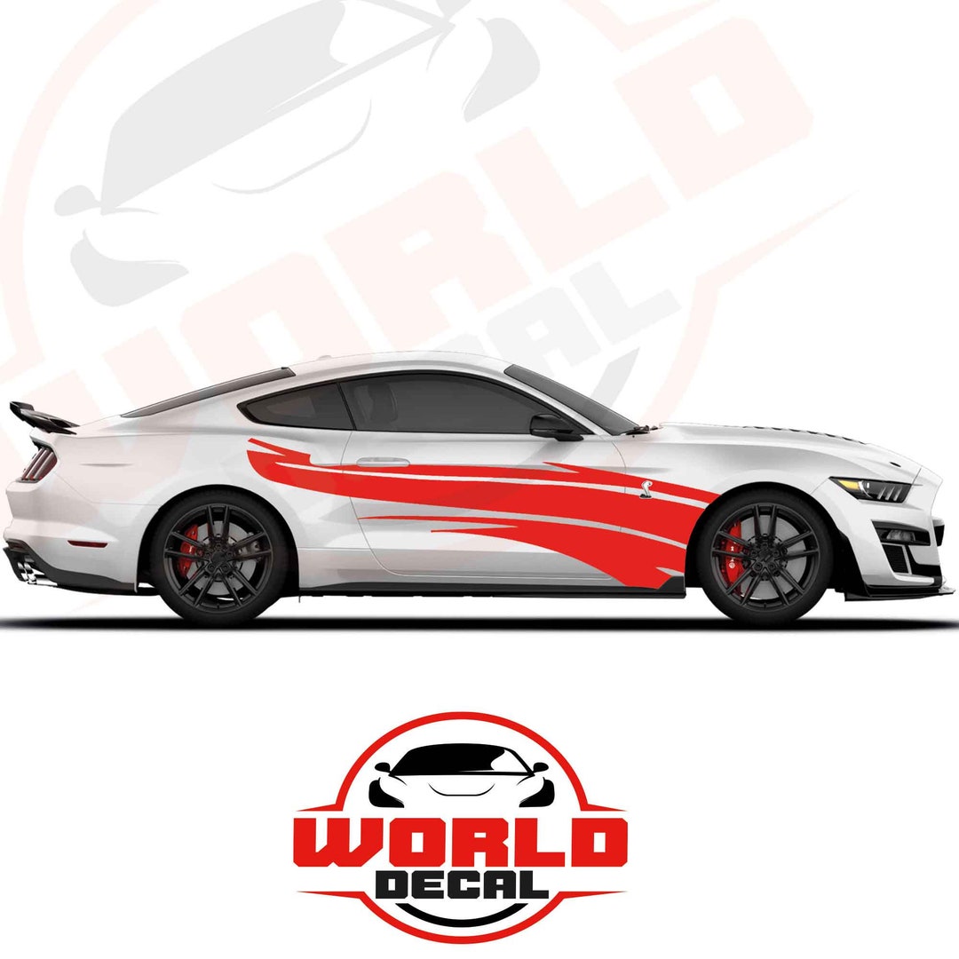 Side Stripes Speed Decal Stripes Stickers Lower Stripes Car Skin Decal ...