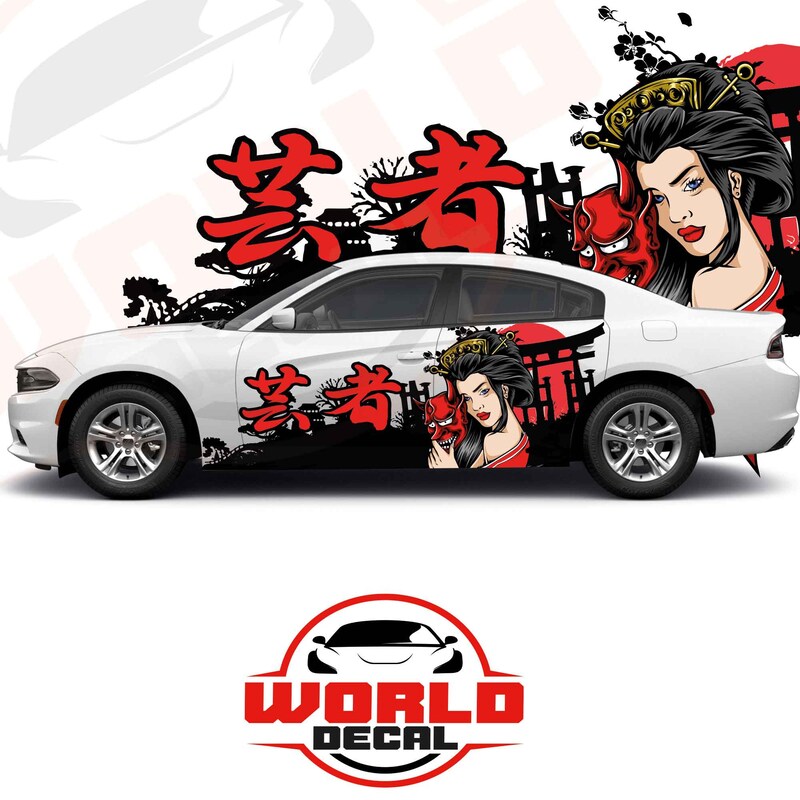 Anime Car Decal - Etsy
